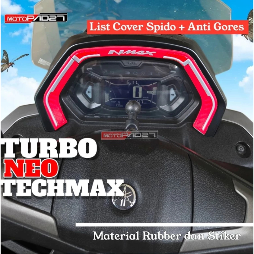 List of NMAX TURBO NEO TECHMAX Speedometer Cover Full Set + Anti ...