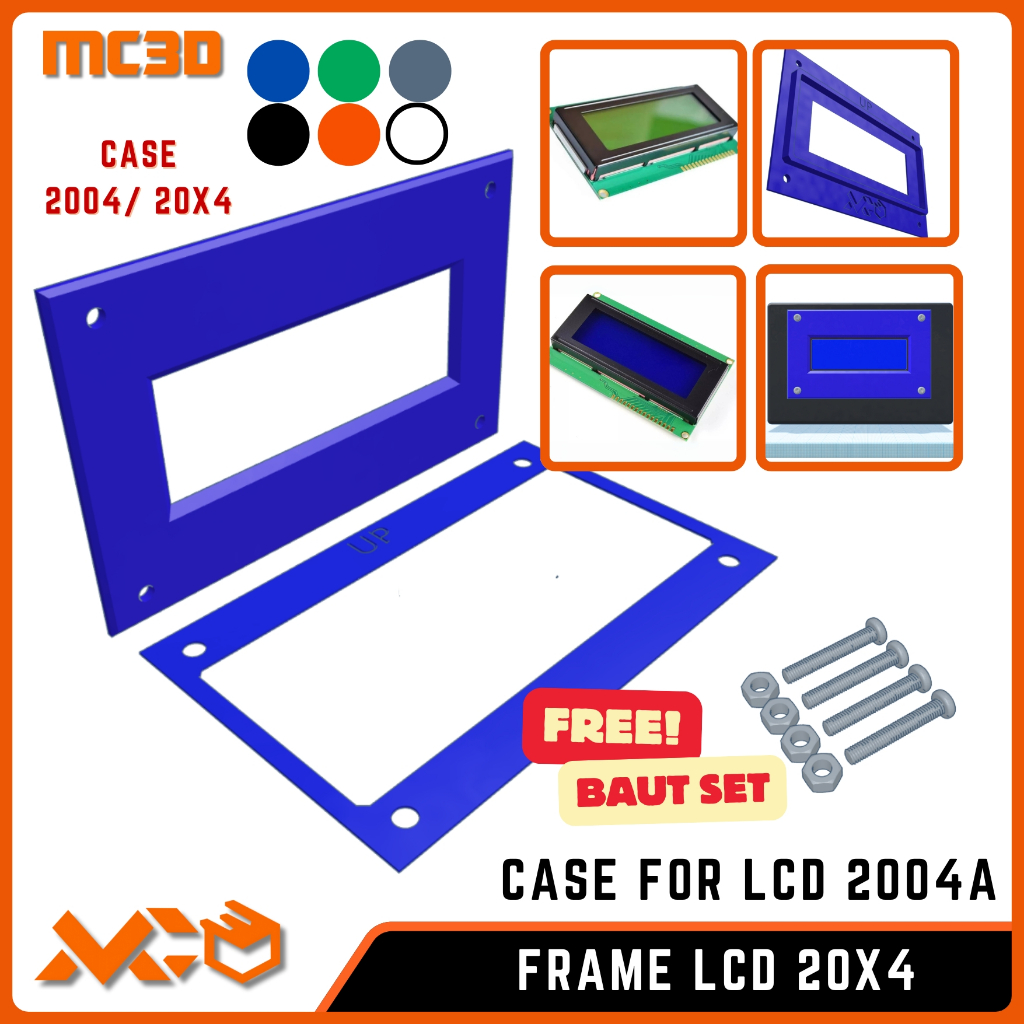 FRAME LCD 20X4 CASE LCD 20X4 2004 2004A COMPLETE BEZEL LCD Character ...