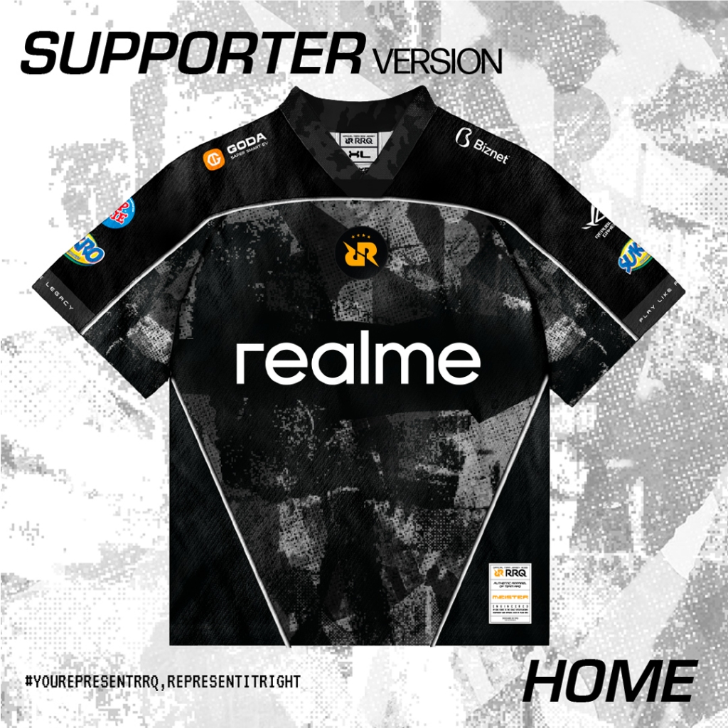 RRQ MEISTER MID 2025 JERSEY SUPPORTER HOME||NO NICKNAME | Shopee ...