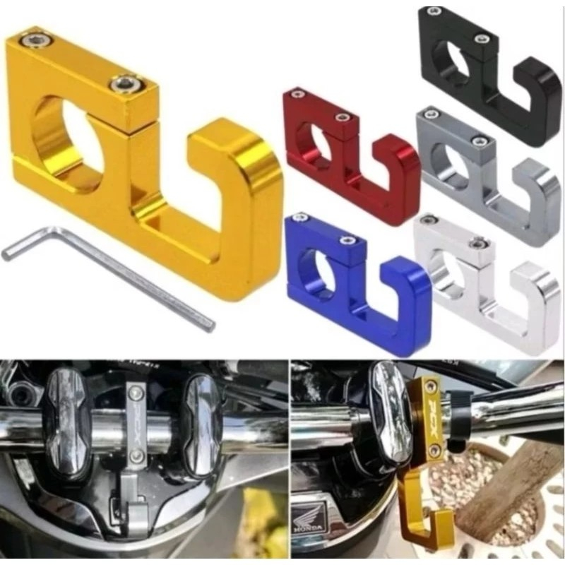 GANTUNGAN Motorcycle Bag Stand Hanger Luggage Bag Hanger For Honda PCX ...