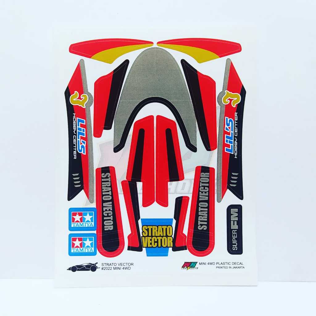 Strato Vector Sticker - Lil's Hobby Center - Blue Body - Vinnyl Lam ...