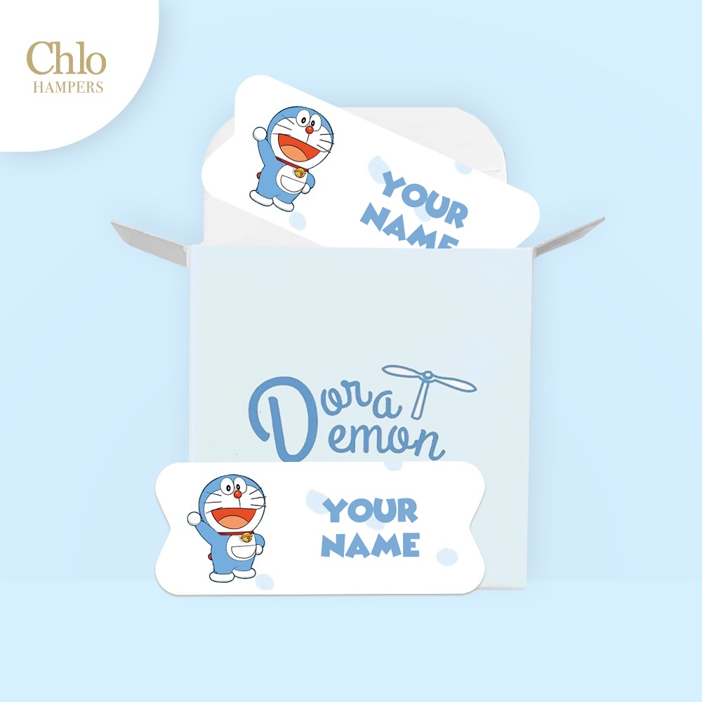 Custom Waterproof Doraemon Name Stickers | Shopee Philippines
