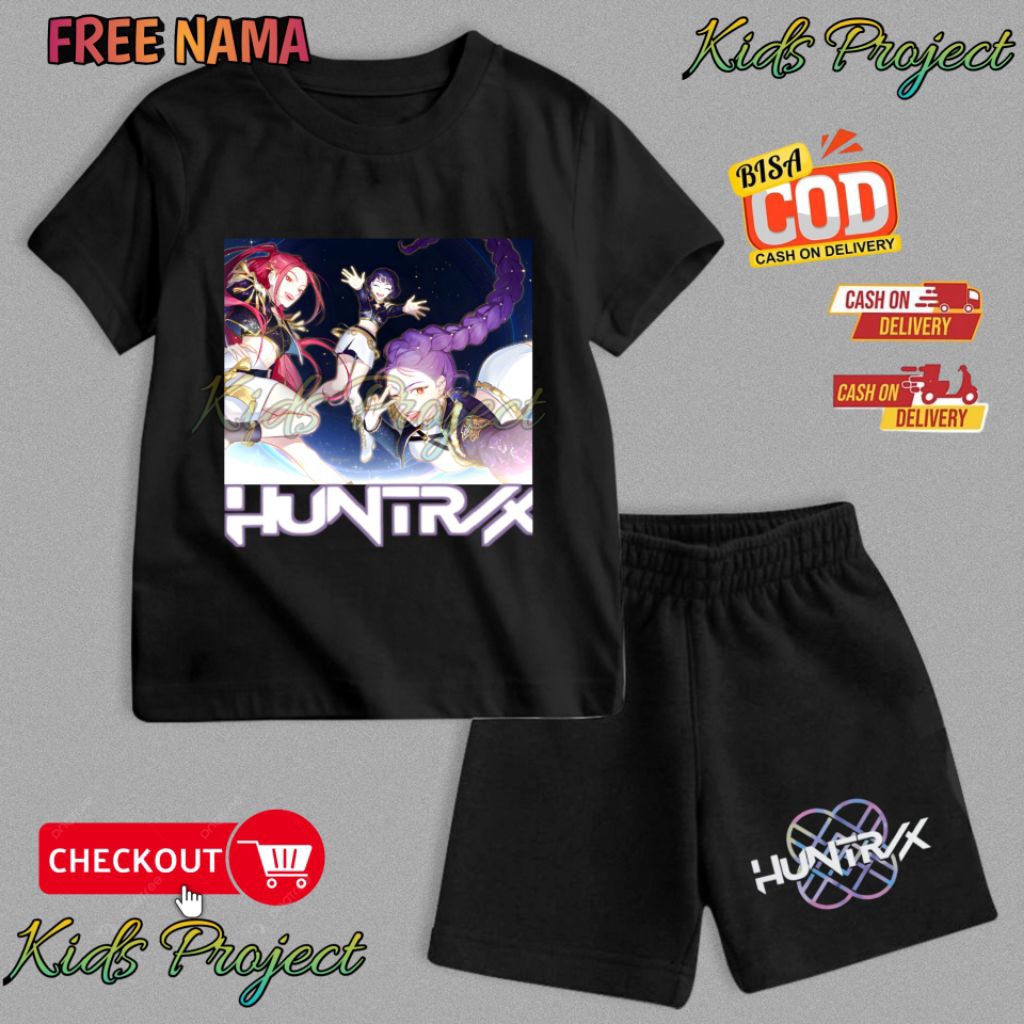 HUNTRIX Suit Huntrix Kpop Demon Hunters Children's Suit | Shopee ...