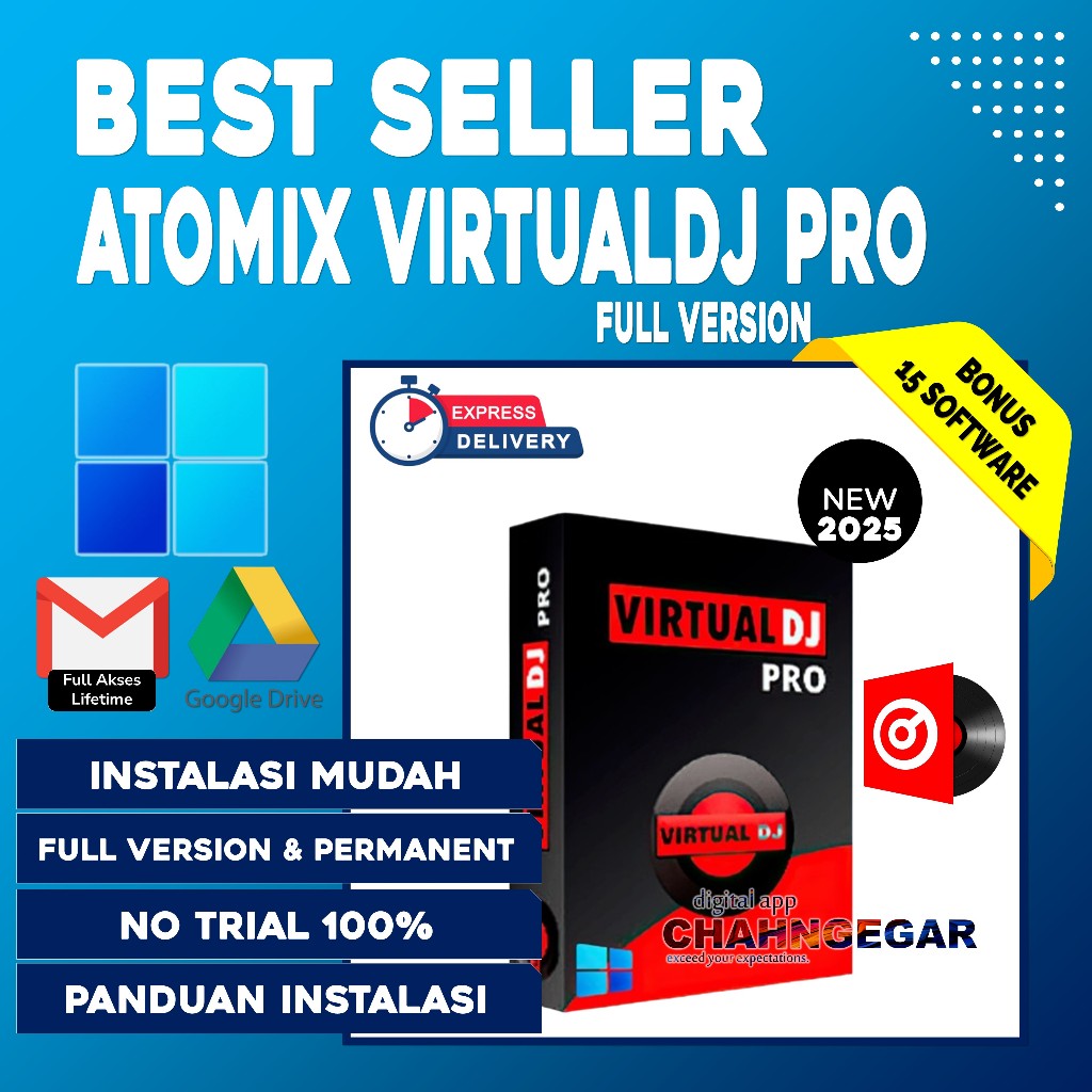 Atomix VirtualDJ Pro 2025 Full Software Mixing Virtual DJ | NOT Ableton Live Suite SmaartLive ...