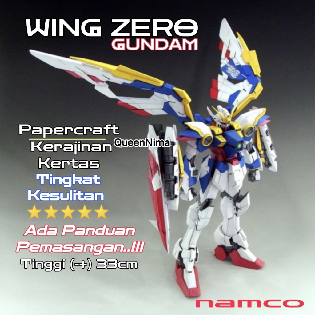 Mobile Suit Paper Craft XXXG-01W Wing Gundam Zero _ PaperCraft Children ...