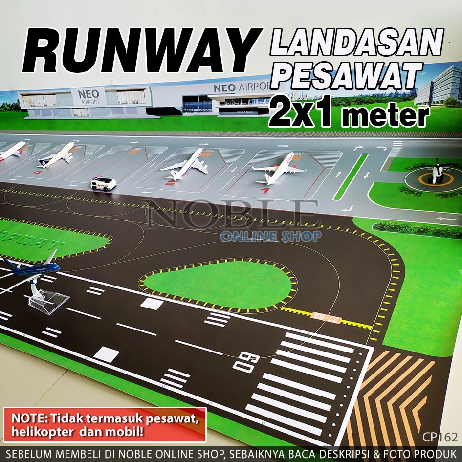 Noble Runway 2x1 Meter Airplane Track Airport Toys Airport Airplane ...