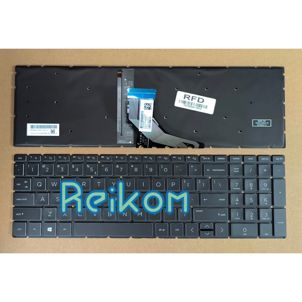 HP Envy X360 Convertible Keyboard 15cp 15-cp 15-cp0010au 15-cp0053cl 15 ...
