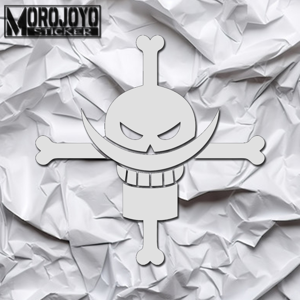 SHIROHIGE ONE PIECE STICKER SIROHIGE LOGO STICKER COOL ONE PIECE ...