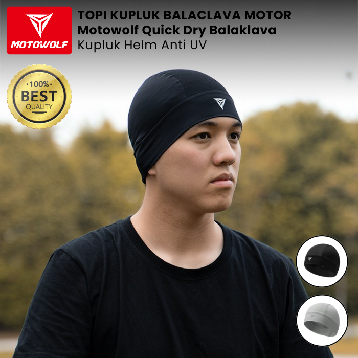 Motowolf Quick Dry Balaclava Motorcycle Balaclava Hat Anti UV Helmet ...