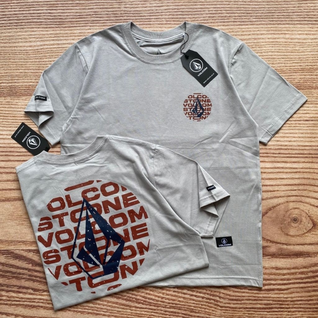 KATUN Men's Surfing T-shirt P205 VLC Misty Grey Free Stickers Premium ...