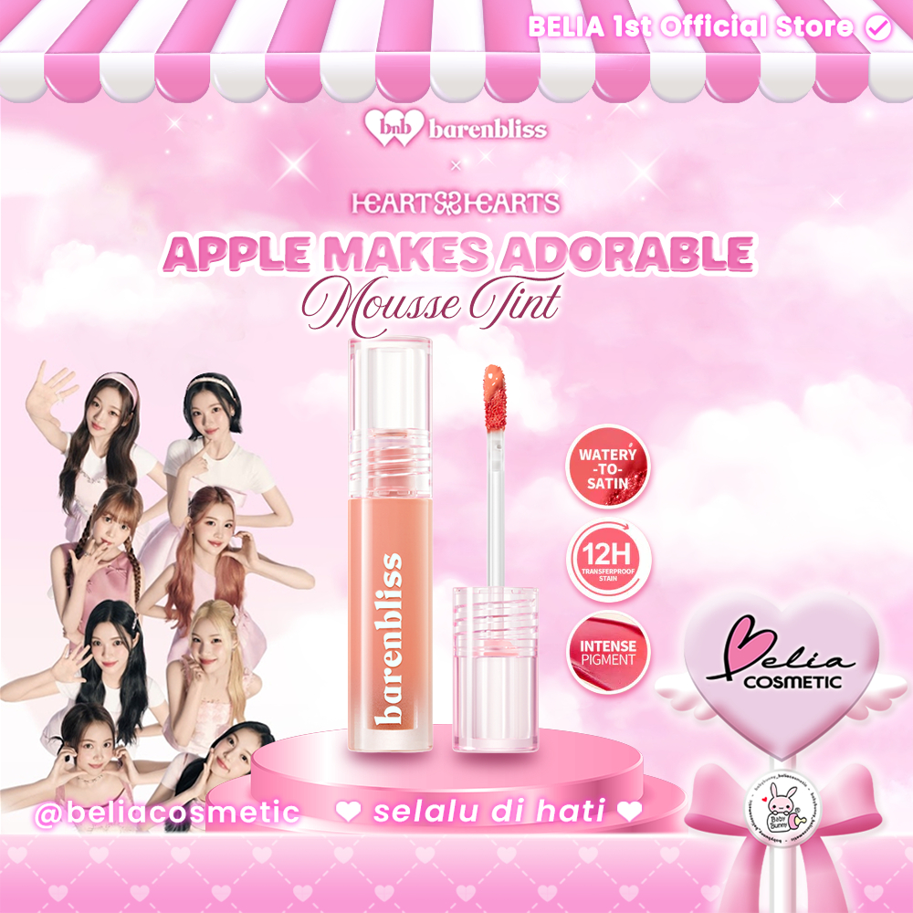 YOUTH BARENBLISS BNB Apple Makes Adorable Mousse Tint | Lip Mousse ...
