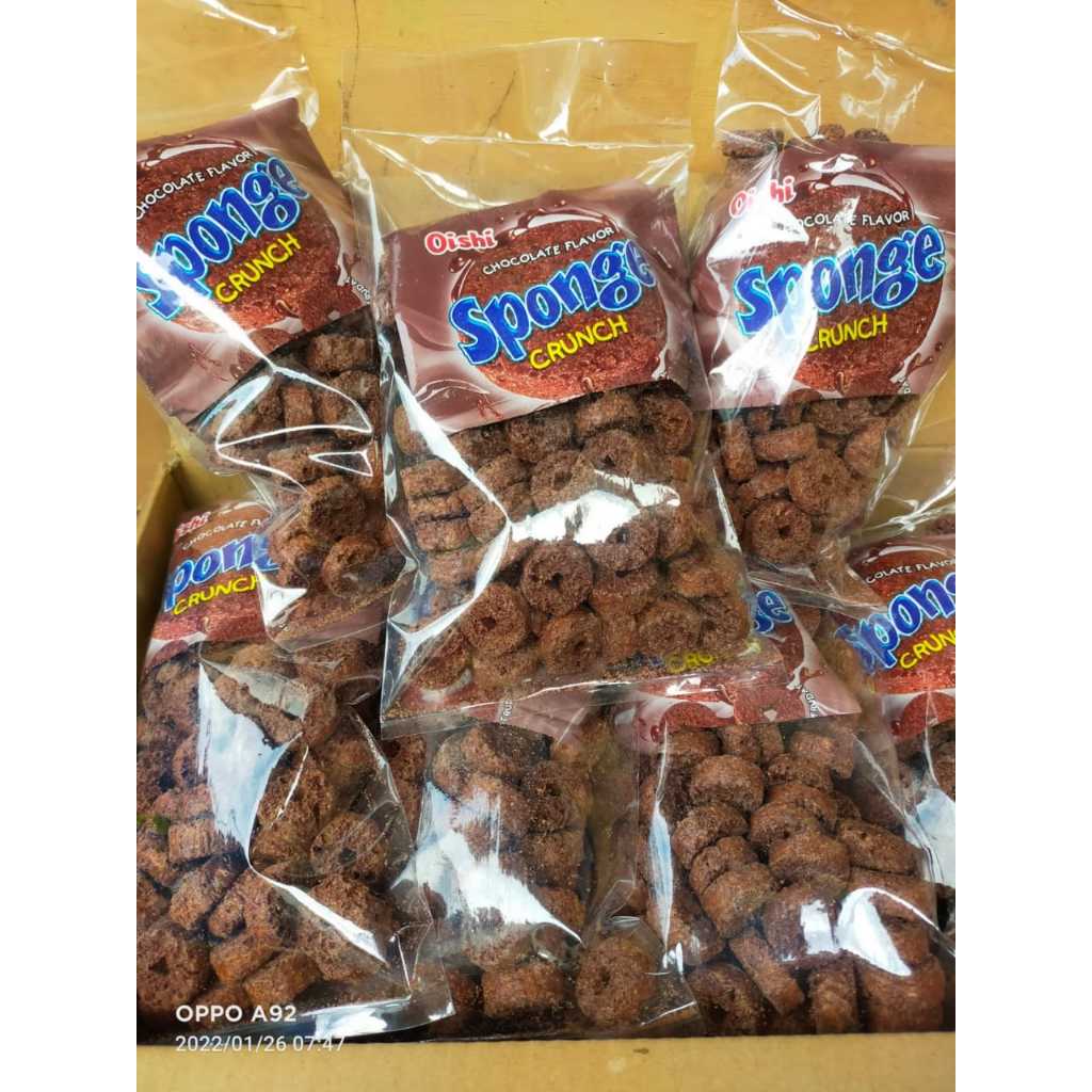 OISHI SPONGE CRUNCHY CHOCOLATE SNACK 250 GRAM | Shopee Philippines