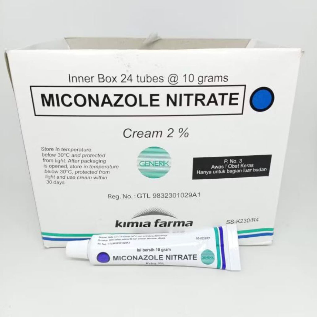 100% ORIGINAL – Miconazole KF 2% Kimia Farma Cream 10g | Anti-Fungal ...