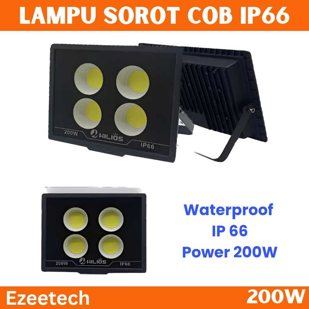 200W 200 Watt COB Led Spotlight Outdoor Waterproof IP66 Field Garden ...