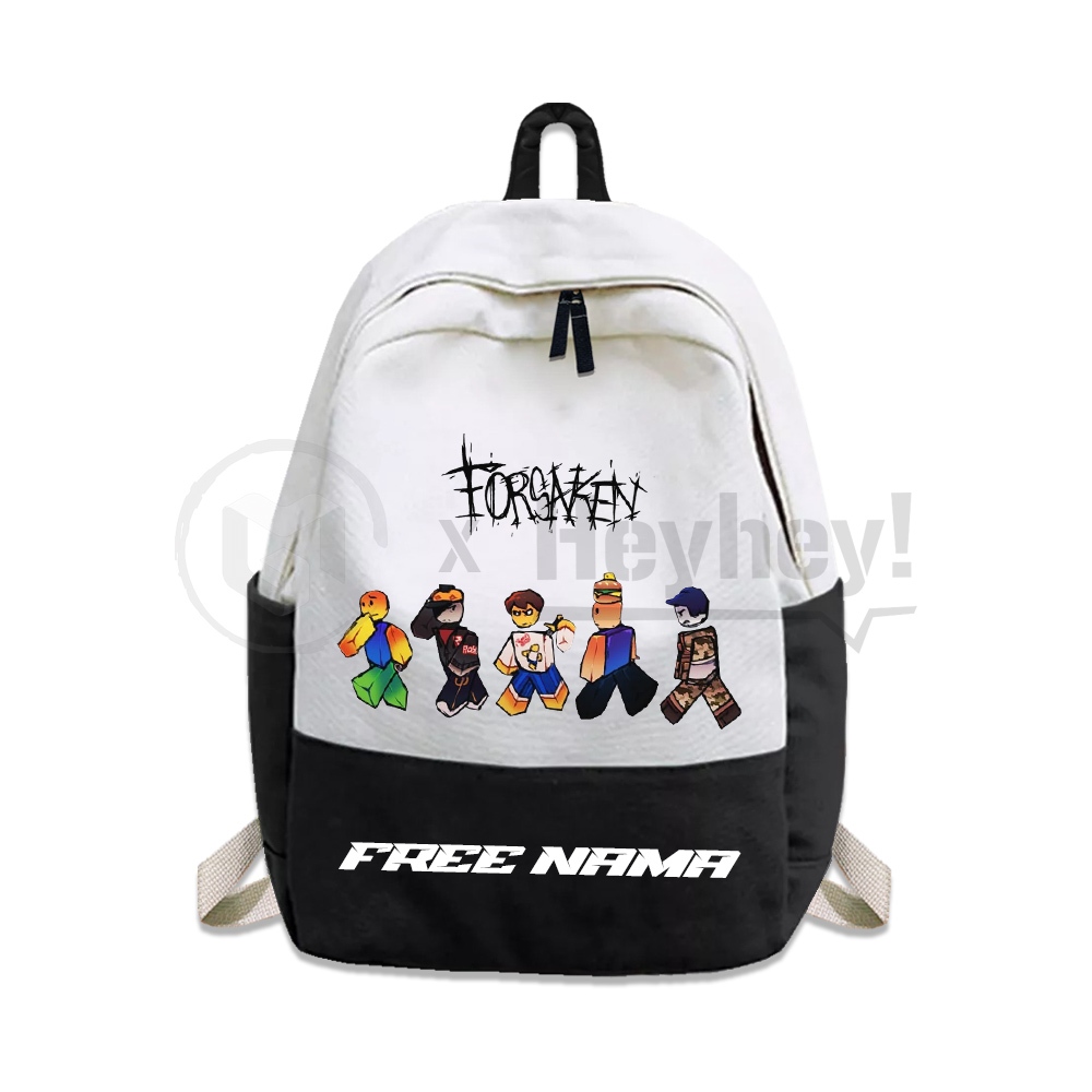 FORSAKEN ROBLOX SCHOOL CHILDREN'S BACKPACK - FREE NAME PRINTING ...