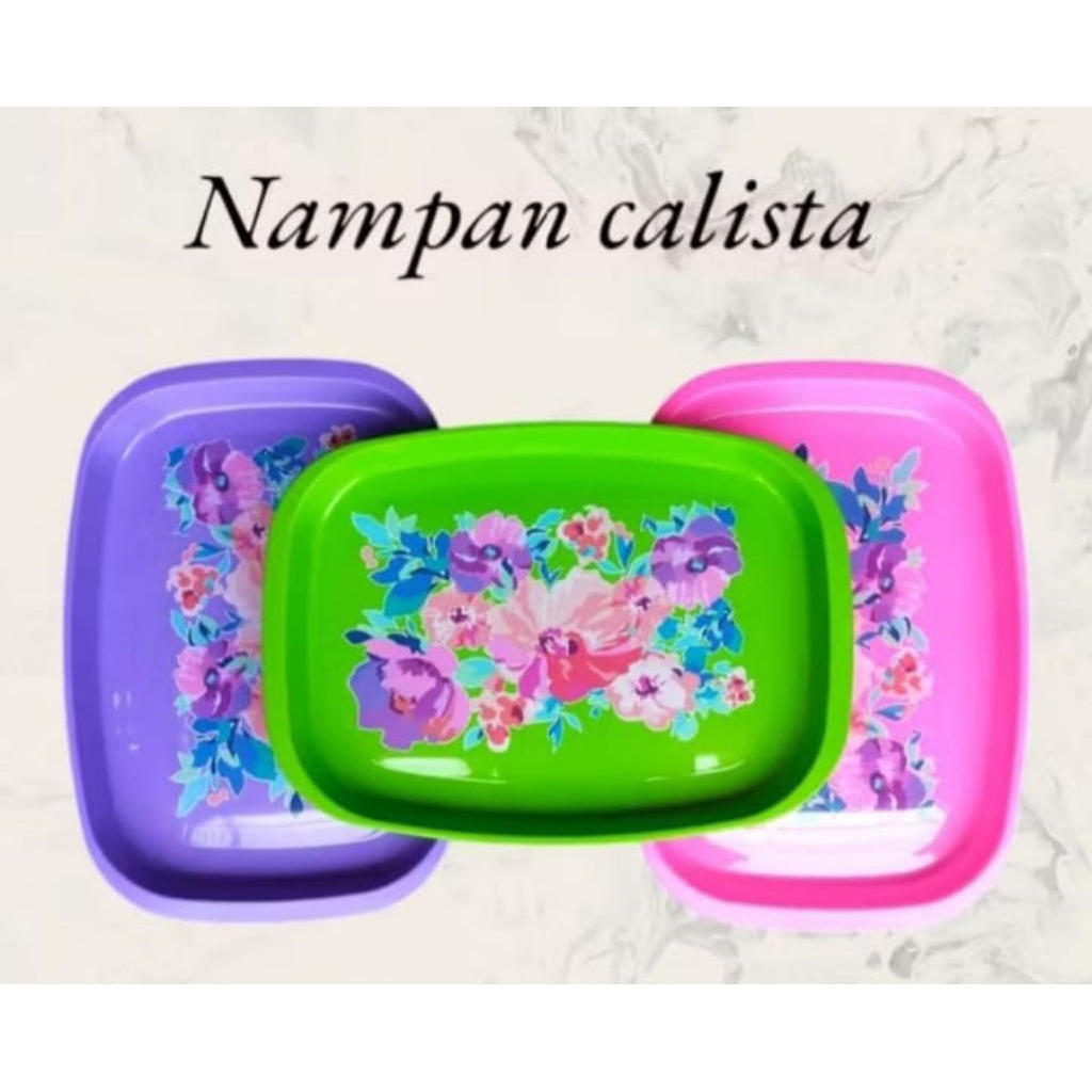 Multipurpose Tray / Jumbo Tray with Calista Flower Motif | Shopee ...