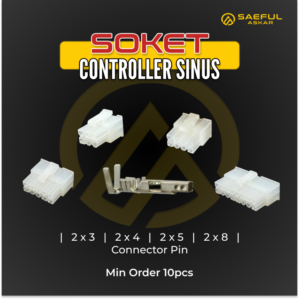 Pin Socket Connector ECU Controller Sinus Wave Votol E-Bike Universal ...