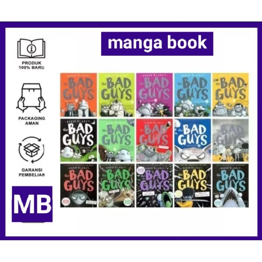 The Bad Guys collection 18 books (English ) | Shopee Philippines