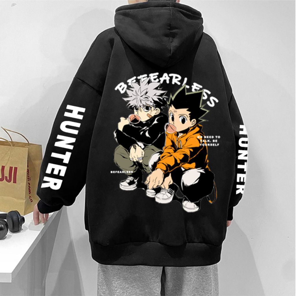 Hoodie Hunter x Hunter Gone Killua Zoldyck Devil Eye Hoodie Anime ...