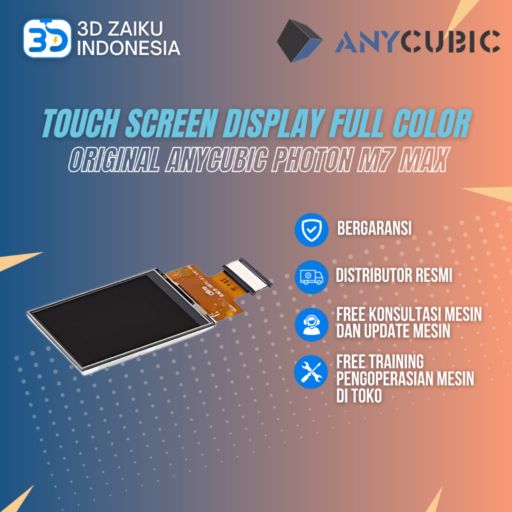 Original Anycubic Photon M7 MAX Touch Screen Display Full Color ...