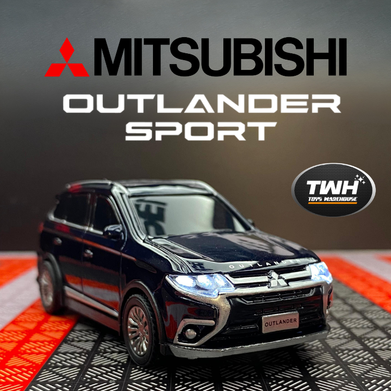 TWH DIECAST MITSUBISHI XPANDER / OUTLANDER SUV SCALE 1:43 COMPLETE WITH ...