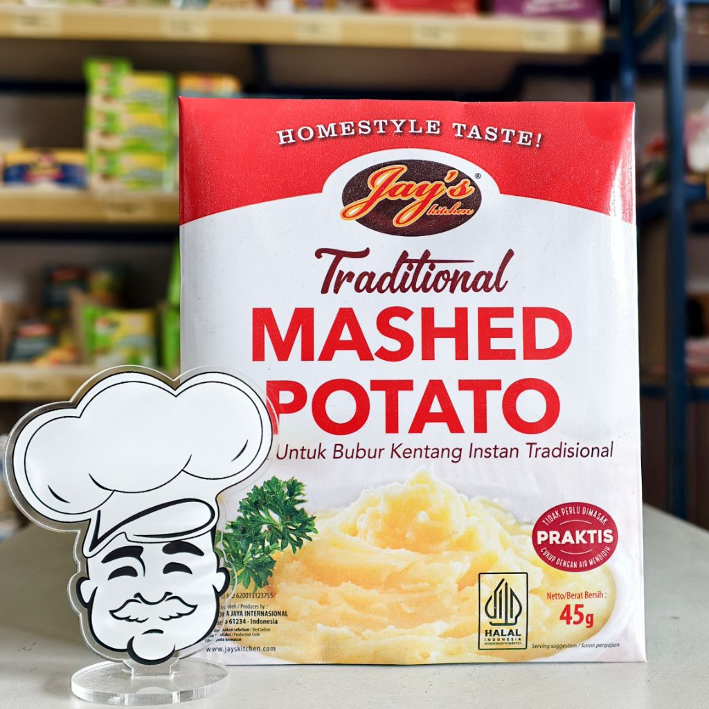 Jay's Mashed Potato Traditional Style 45g Original Mashed Potato Powder ...