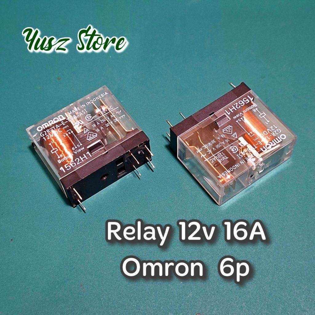 Omron 12v 16A 6-pin 12 Relay 16 Ampere 6PVOLT New Original For Power ...