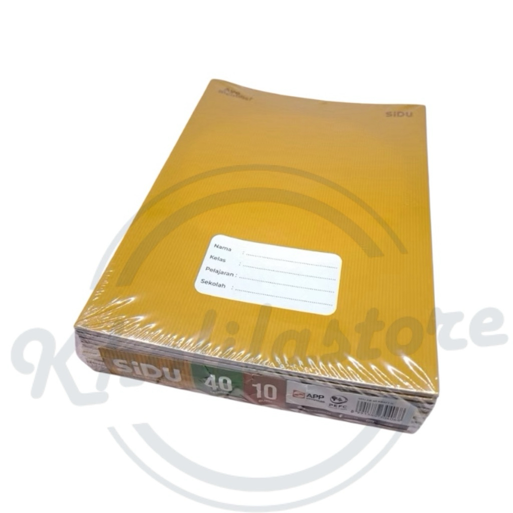 (10 pcs) Sidu Kraft Writing Book containing 40 sheets / Brown Cover ...