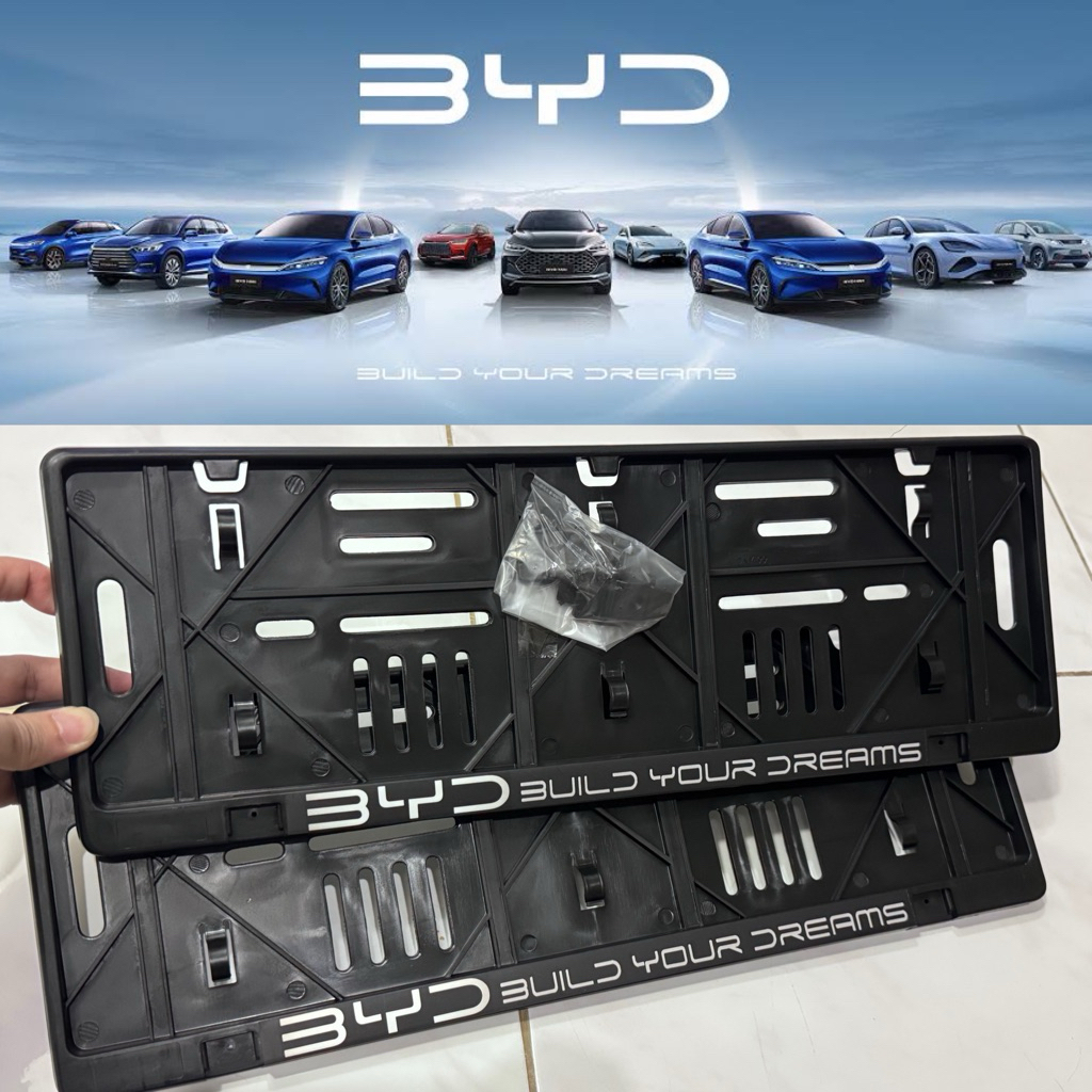 BYD Car number plate holder Frame | Shopee Philippines