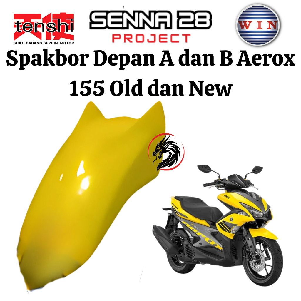Aerox Old New Front Fender Front Rear Yellow | Shopee Philippines