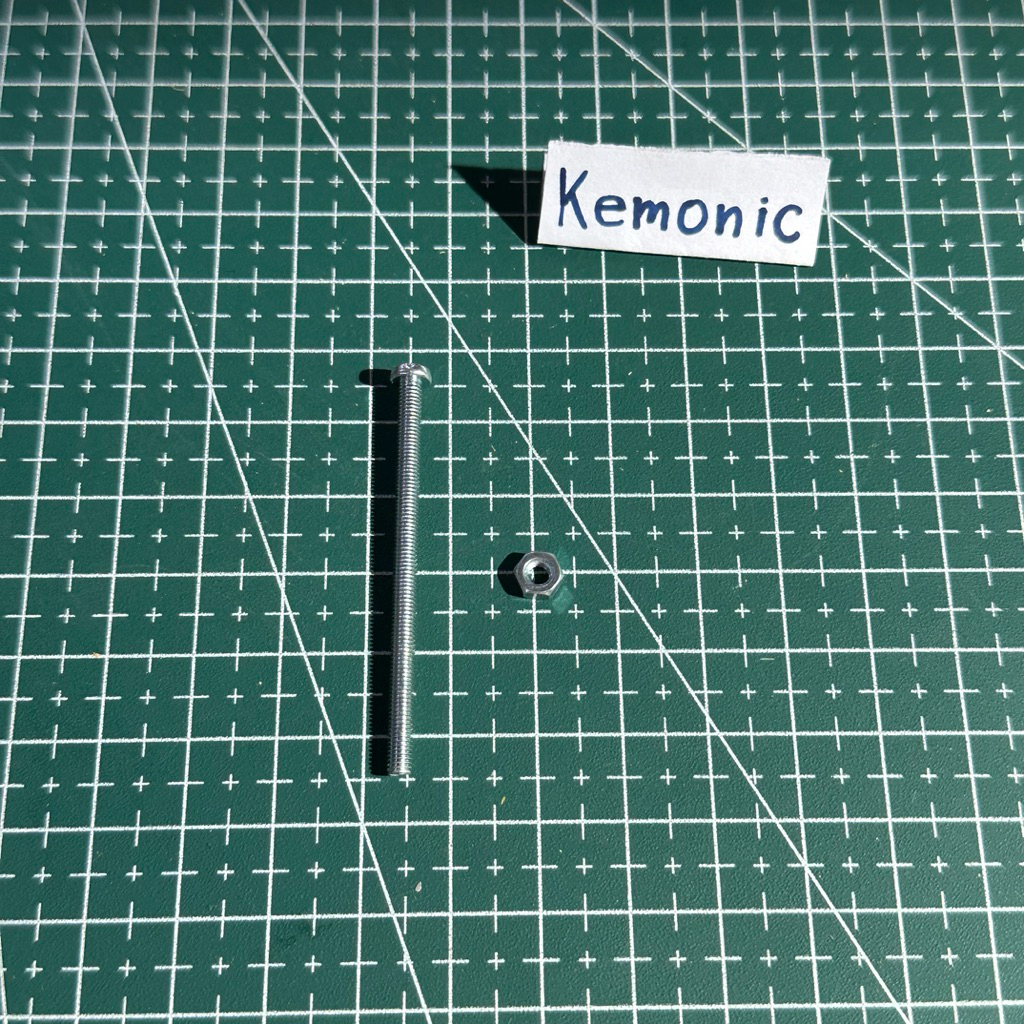 1 set of Bolts + Nuts 3X50mm JP M3 Bolts x Length 5cm Diameter 3mm ...