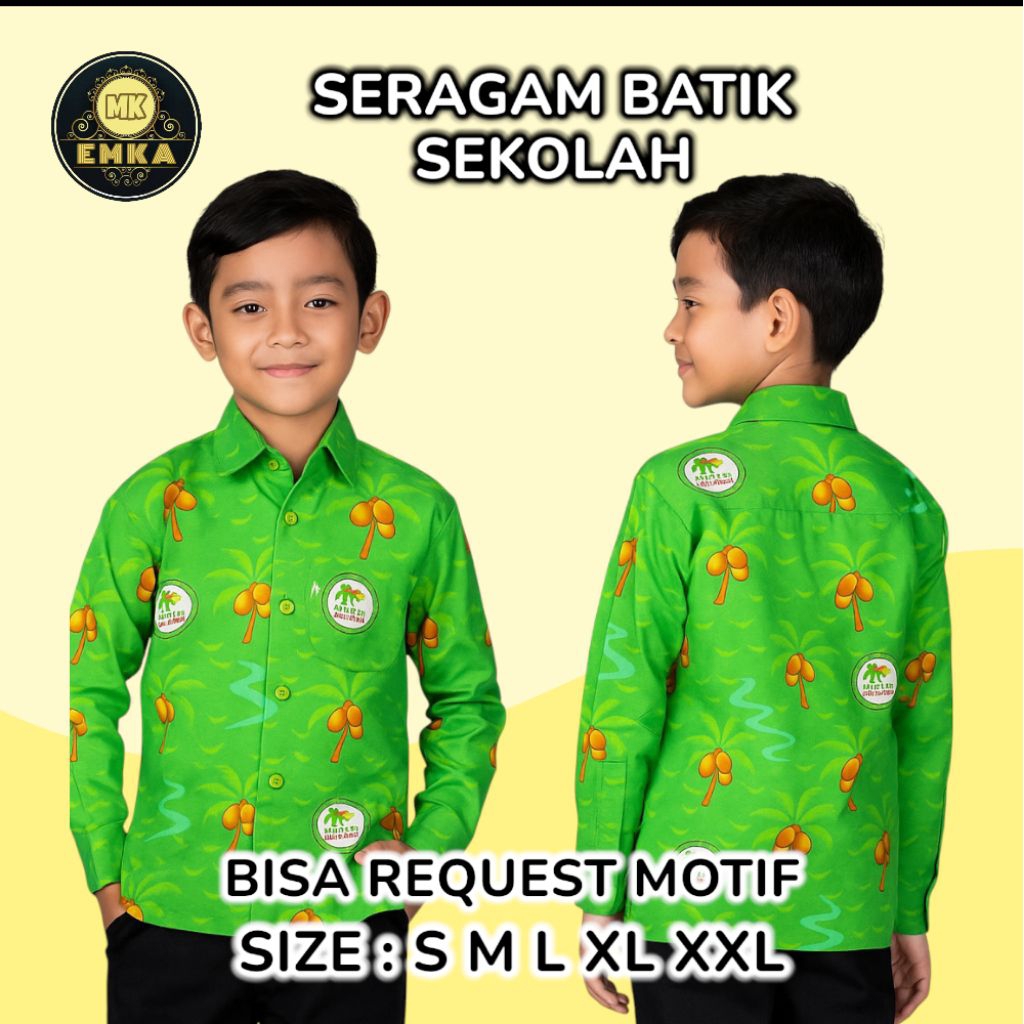 CUSTOM SCHOOL BATIK UNIFORMS IDENTITY | Shopee Philippines