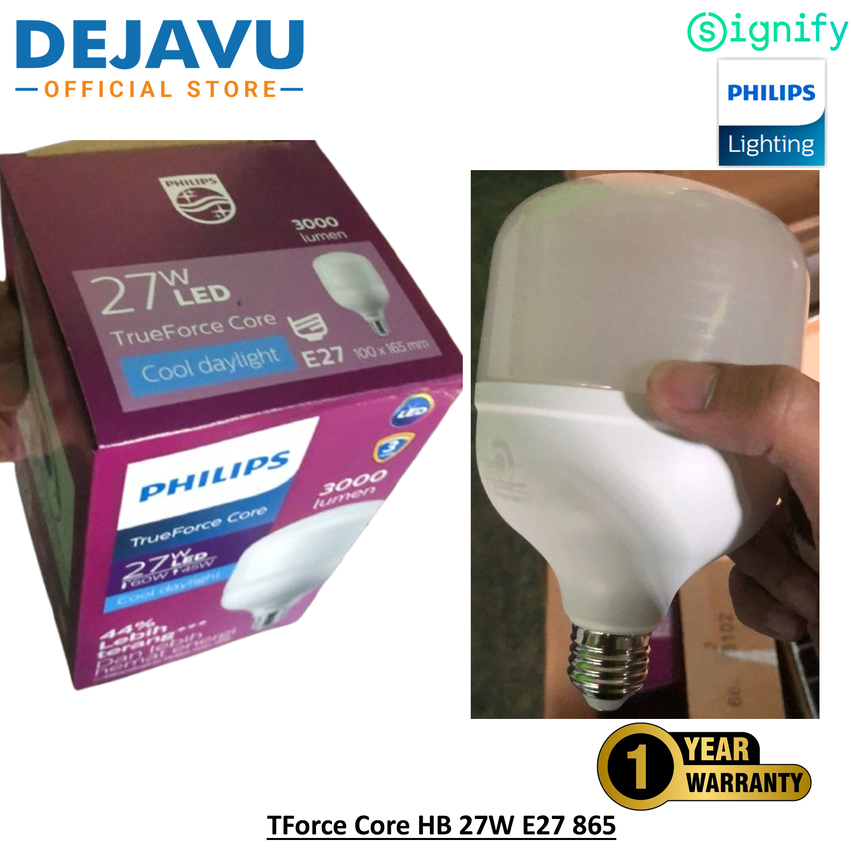 Philips TForce Core HB 27W E27 865 Lamp - TrueForce LED Bulb | Shopee ...