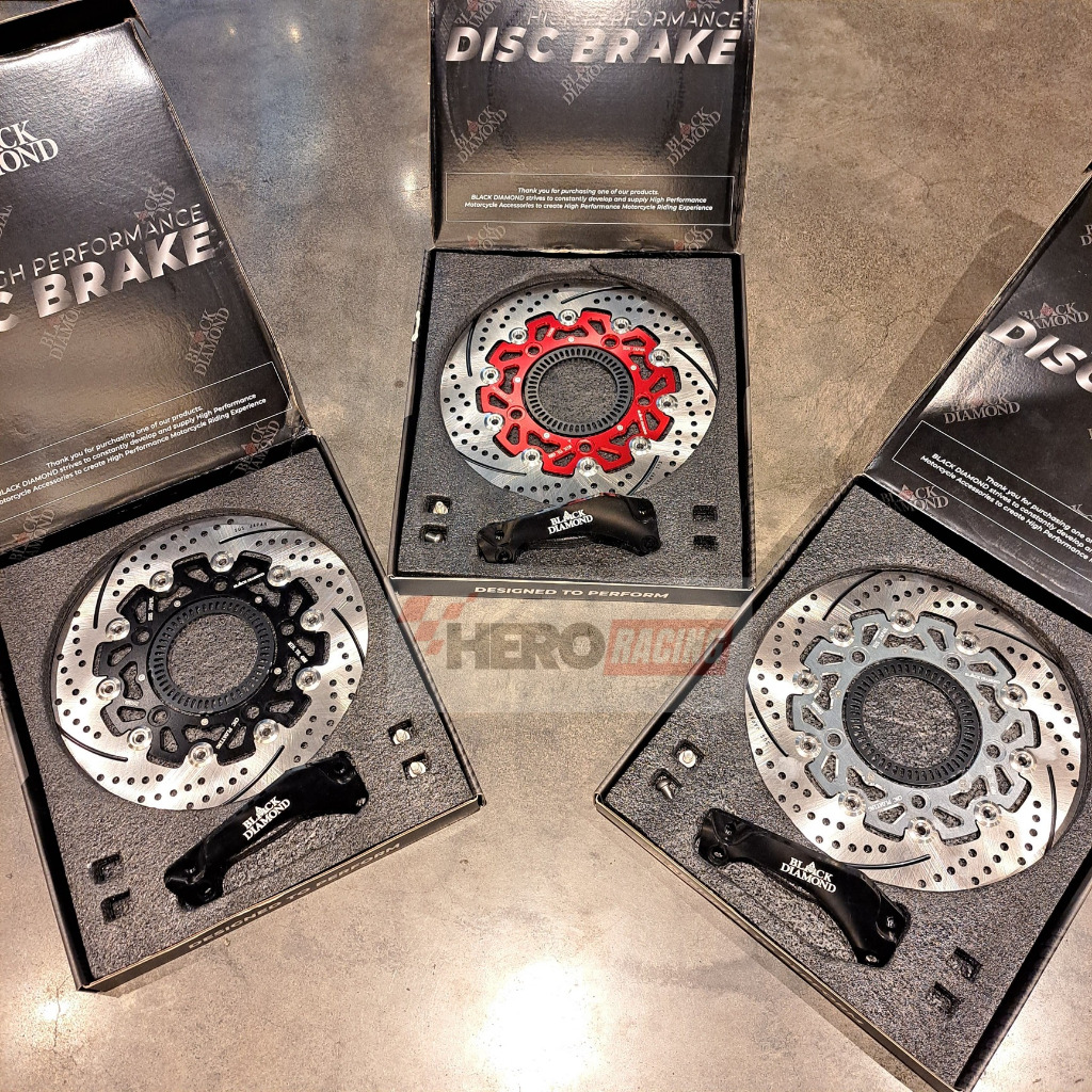 MERAH BLACK DIAMOND DISC BRAKE 01 PCX160 ABS BLACK; SILVER ; RED ...