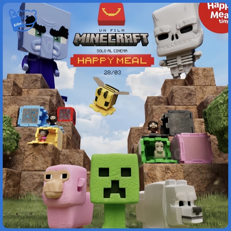 2025 McDonalds Minecraft Movie Happy Meal Mcdo Minecraft Collectible ...
