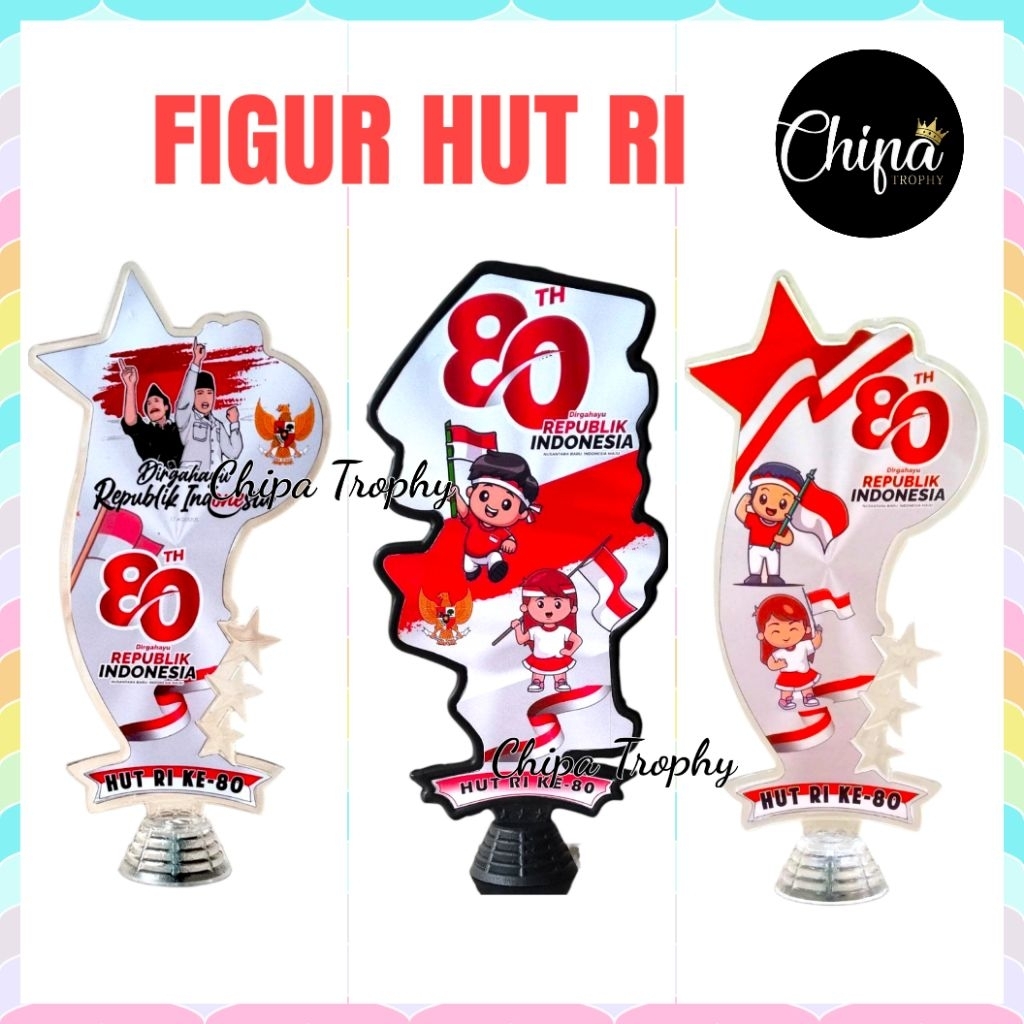 Indonesian Independence Day Trophy Figure August/ Trophy Spare Parts ...
