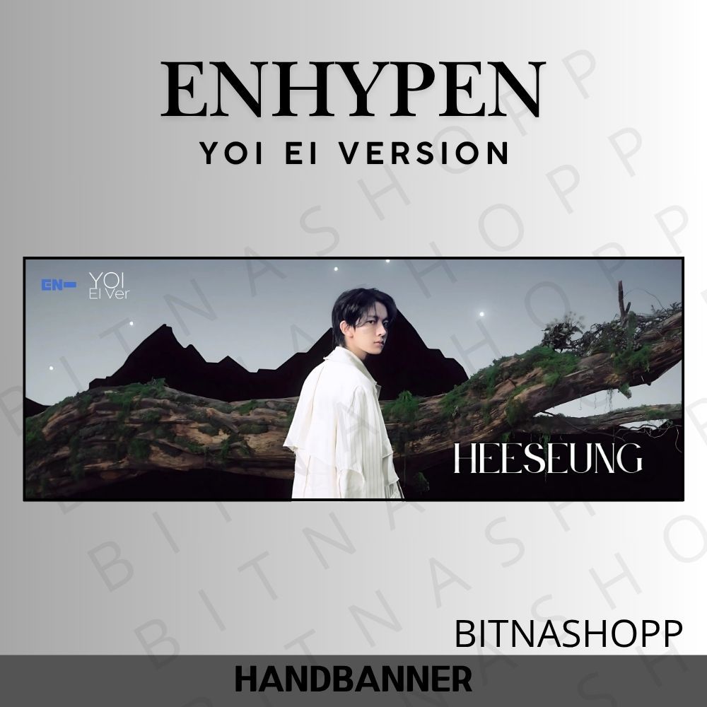 HAND BANNER ENHYPEN YOI KPOP UNOFFICIAL ENGENE HEESEUNG JAKE JAY ...