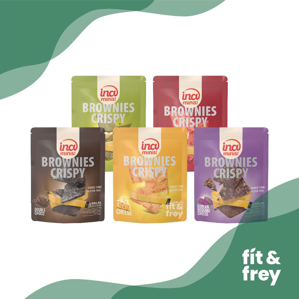 INA MINIS Crispy Brownies 35g - Gluten Free - Original / Cheese ...