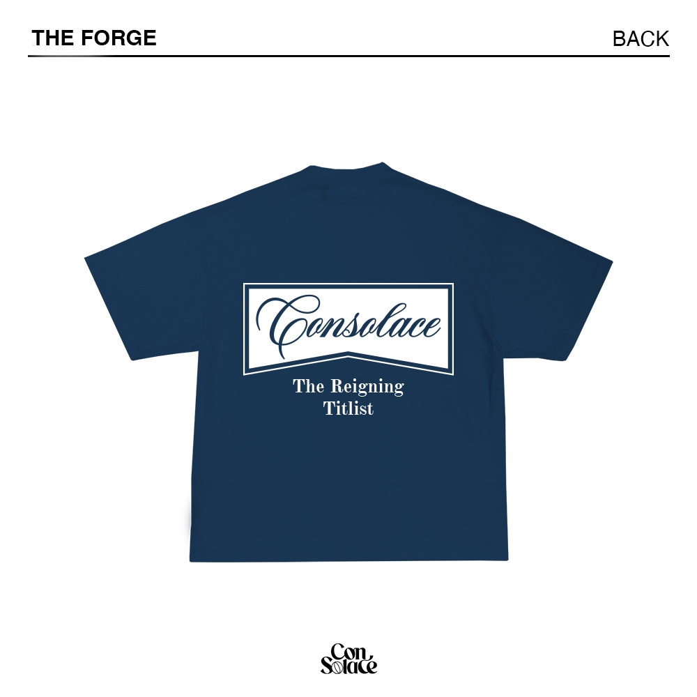 The Forge Navy Heavyweight 16s Boxy Fit T Shirt | Consolace | Shopee ...