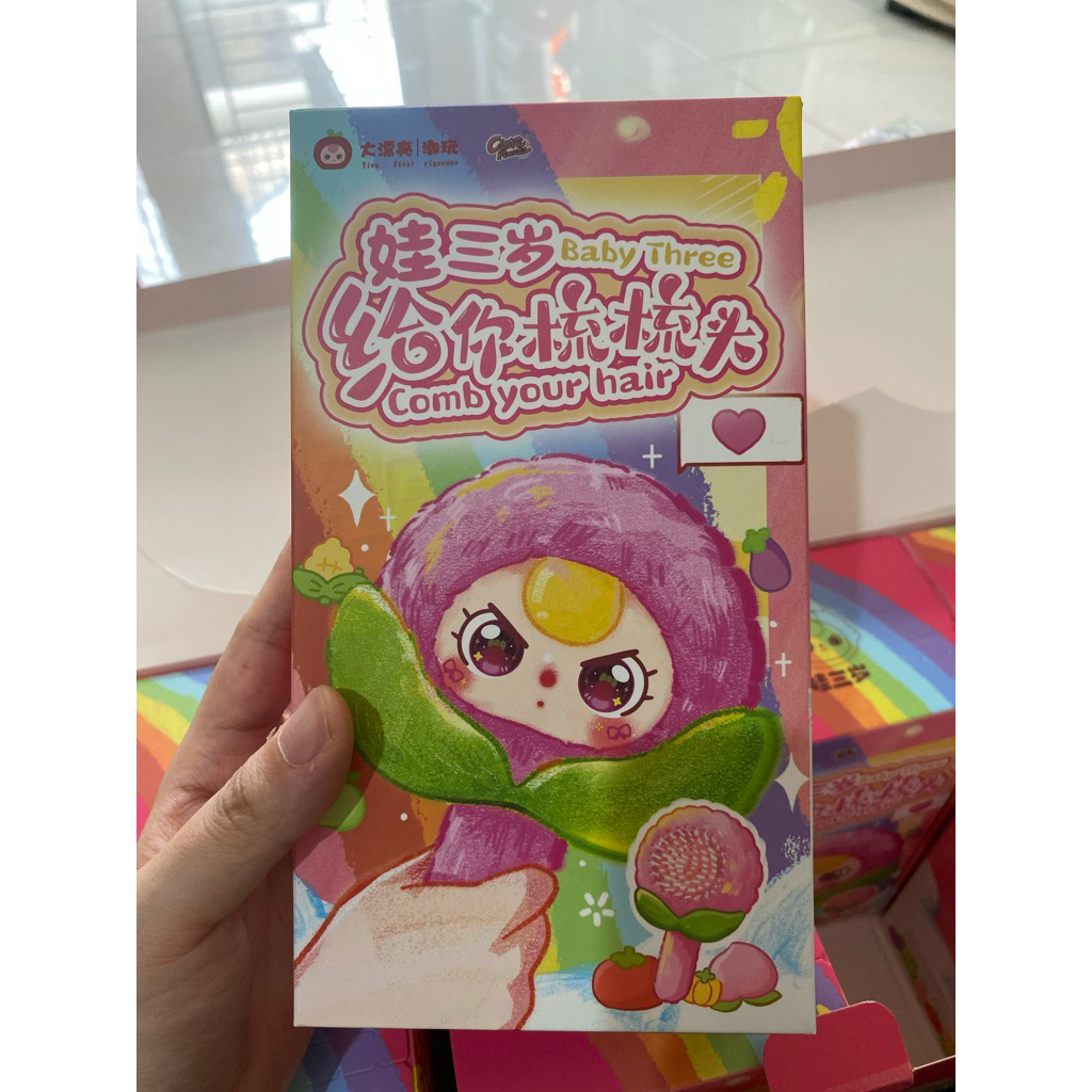 BB3 Baby Three Comb Comb Your Hair JKT Plush Blind Box ganci Comb bb3 ...