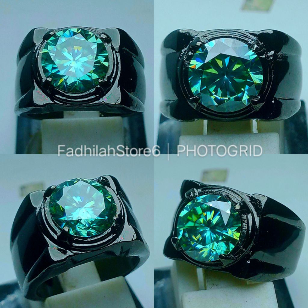 Lab Created Green Diamond Moissanite Top Blink_Blink 9 Mohz Passed DS ...