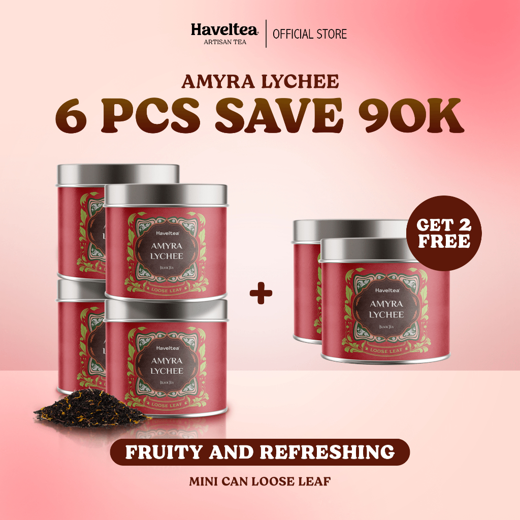 Haveltea Amyra Lychee Artisan Tea Black Tea Lychee Tea Premium Fruit ...