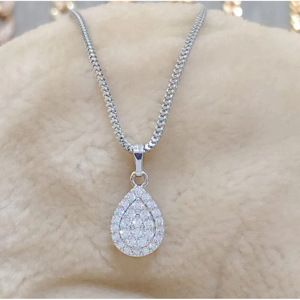 Women's TITANIUM Necklace, SILVER, Anti-Rust, Anti-Fade, Beautiful ...