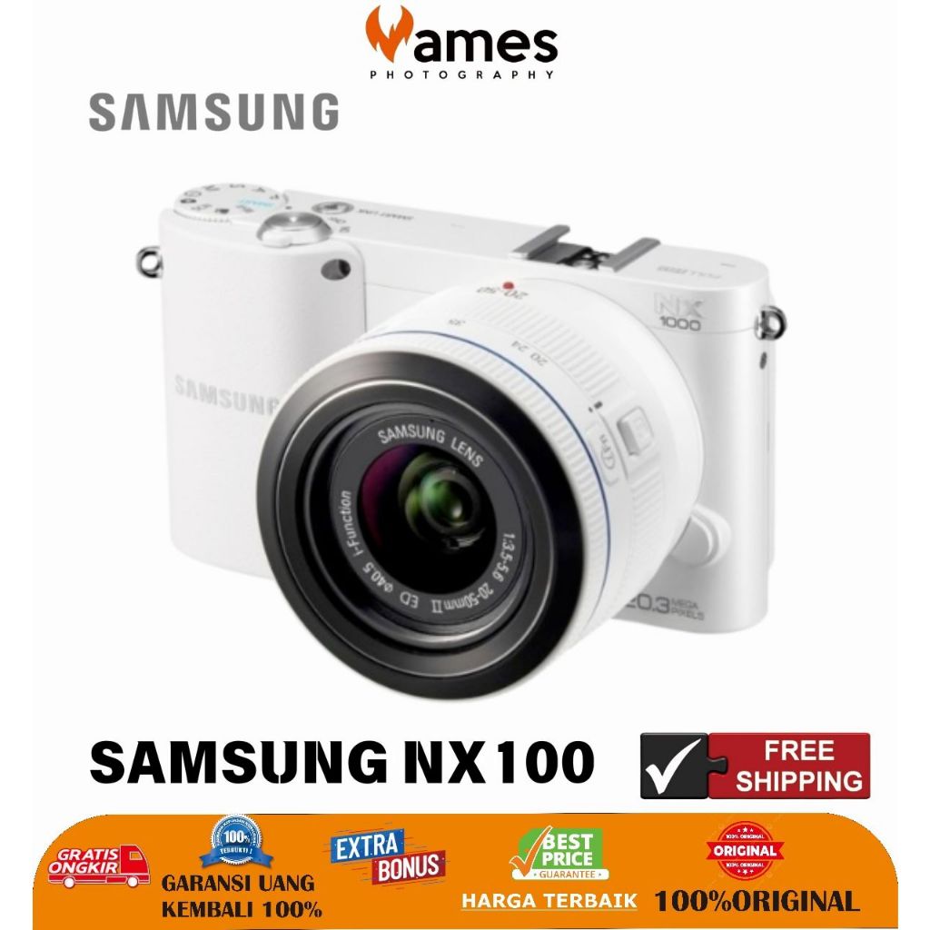 SAMSUNG NX100 Mirrorless Camera 20-50mm Lens F3.5-5.6 | Shopee Philippines
