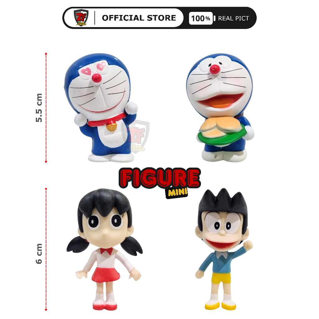 Action Figure Doraemon Mini Figure Doraemon Sakura Suneo Display ...