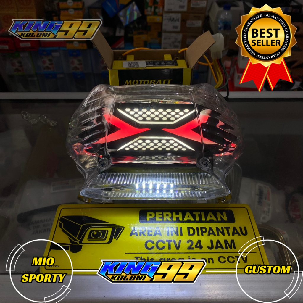 Mio LAZY rgb runing rear lights, full set, just install mica smoke ...