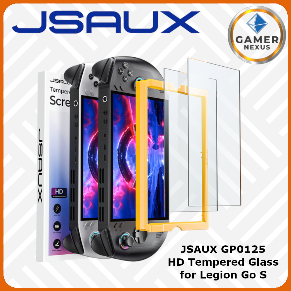 JSAUX GP0125 HD Tempered Glass LEGION GO S Screen Protector Anti ...