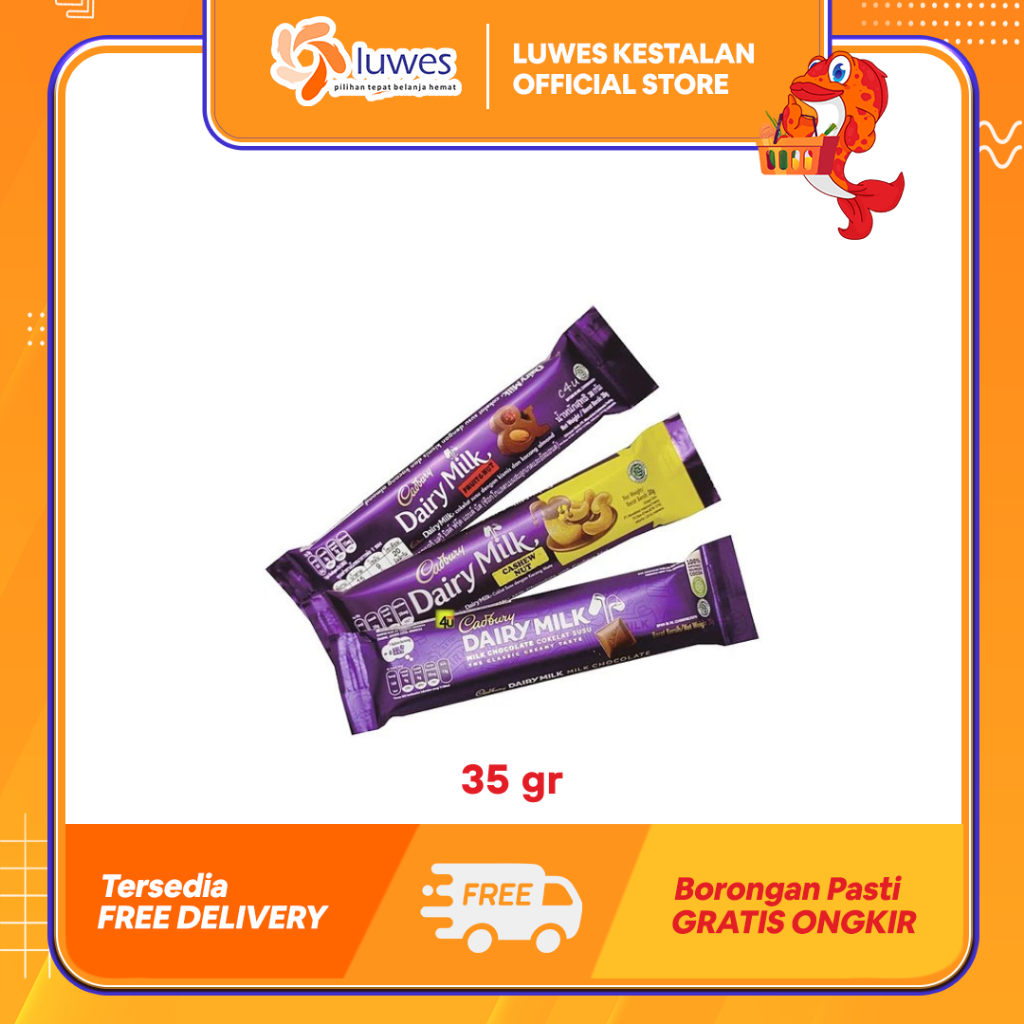Cadbury Dairy Milk Chocolate 30g All Variants of Soft Chocolate Texture ...