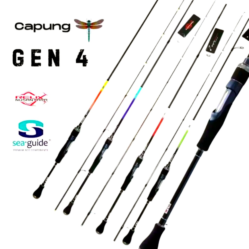 Dragonfly Fishing Rod UL Relix Nusantara Series Dragonfly 702 UL 6 LB ...
