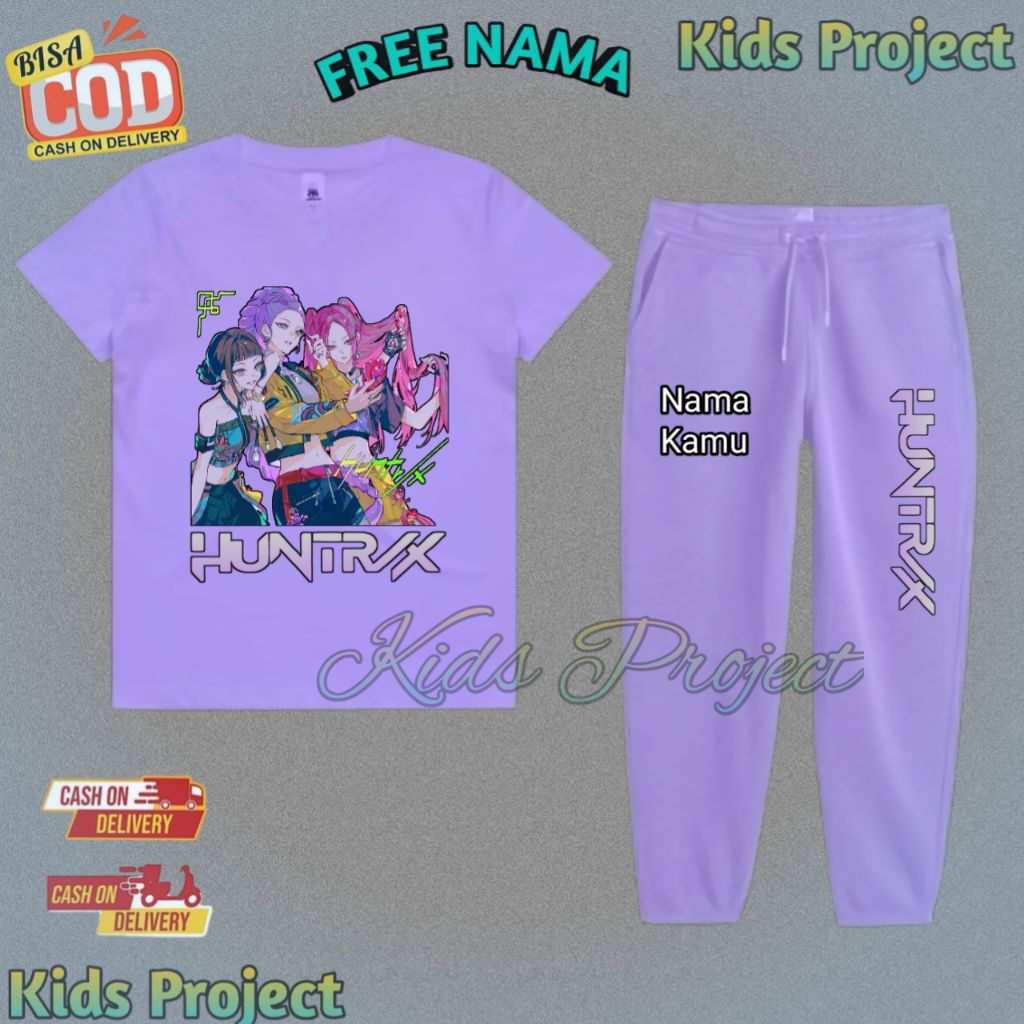 Cool Huntrix Suit Huntrix Kpop Demon Hunters Children's Suit | Shopee ...